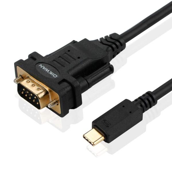 OIKWAN USB Type C to RS232 DB9 Serial Port Adapter Cable FTDI Chipset for Windows 11 10 8 7 Mac Linux商品コード：49077615010型番...