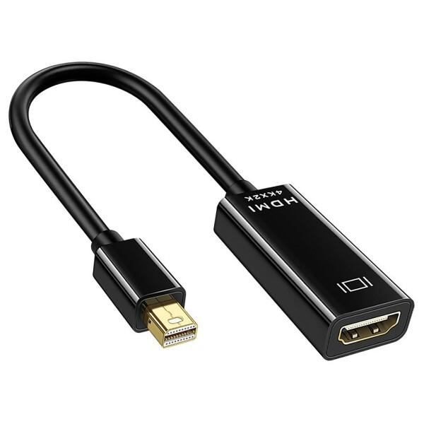 Mini DisplayPort - HDMI アダプター Mini DP（オス）-HDMI（メス） 変換アダプタ アルミニウムシェル 4K@30Hz MacBook Pro MacBook Air Microsoft Surface Pr...
