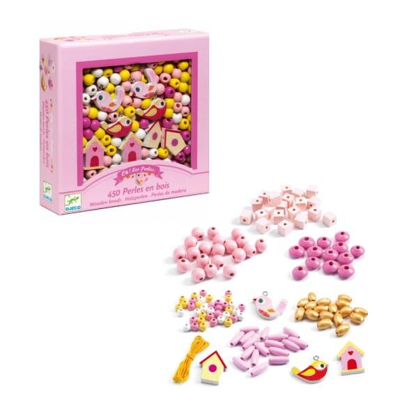 DJECO ジェコ ウッデンビーズ バード アクセサリーキット 木製 4歳 5歳 6歳 7歳 8歳 9歳 女の子 入園祝い 入学祝い プレゼント ギフト おもちゃ 子供 キッズ 誕生日 運動会 ハロウィン 秋の夜長 (DJ09809)商品コ...