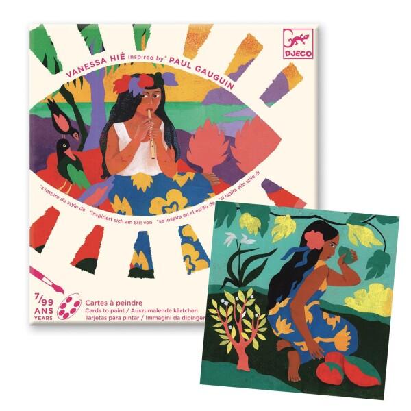 DJECO ジェコ インスパイヤーバイ ポリネシア お絵描き 絵の具 お絵描きセット アート 体験 名作 知育玩具 工作 イラスト 画家 6歳 7歳 8歳 9歳 10歳 男の子 女の子 入学祝い 小学生 プレゼント ギフト おもちゃ 子供 ...