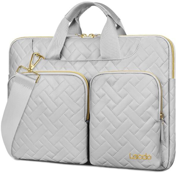 (Lacdo) 360°保護ラップトップショルダーバッグ、14インチ ラップトップスリーブケース 用 HP Dell ASUS Acer Chromebook 14, HP Stream, Dell Inspiron, IdeaPad, A...