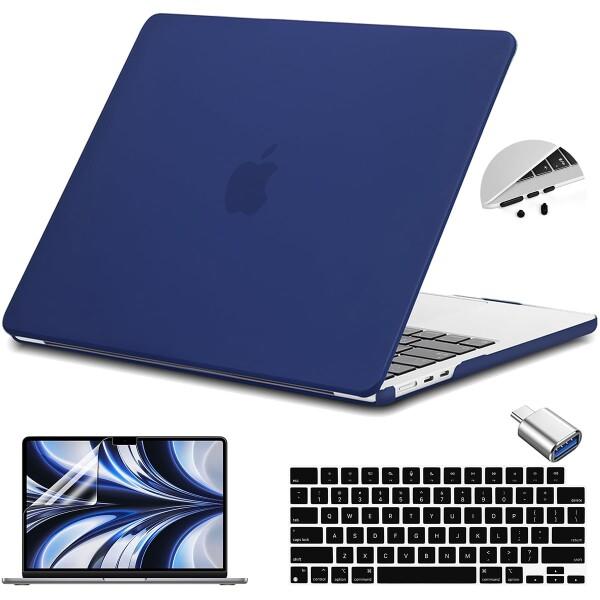 Teryeefi MacBook Air 13.6 インチ ケース 2023 2024 2025 発売 M4 A3240 M3 A3113/ M2 A2681 対応, スリム 軽量 耐衝? 保護カバー＆JIS日本語 キーボードカバー Mac...