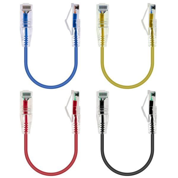 GeeekPi 4PCS Cat6A イーサネットケーブル、引っ掛かりのない短いシールド付きネットワークケーブル、ホワイト (20, センチメートル)商品コード：49077676672型番：L-0094-MC互換性: ユニバーサル接続を保証...