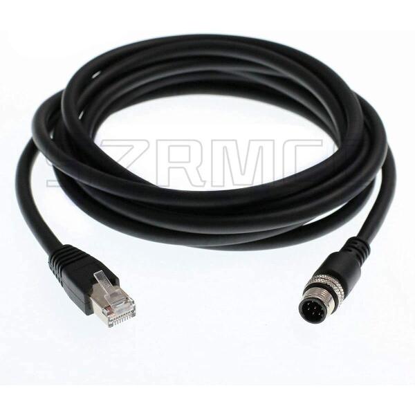 SZRMCCCognex産業用カメラギガビットイーサネットCat-6シールドケーブルM128位置AコードオスからRJ45 (3m)商品コード：49077677005型番：acode8mサイズ：3mカラー：Straight 9 Pin Cab...