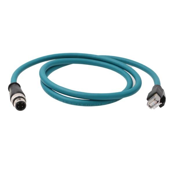 HangTon 工業用イーサネット M12 4ピン Dコード RJ45 CAT5e シールドケーブル Profinet ネットワークレール CCTVコントロール LEDパワーセンサー 6m商品コード：49077677135型番：M12-4p...