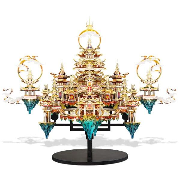 Piececool (ピースクール) 立体パズル 金属製 神話天宮シリーズ 天宮の玉座 スタンド付き 3dパズル 組み立て必要 接着剤不要 難易度7つ星 中級者 大人向け コレクション (天宮の玉座)商品コード：49077729131型番：...