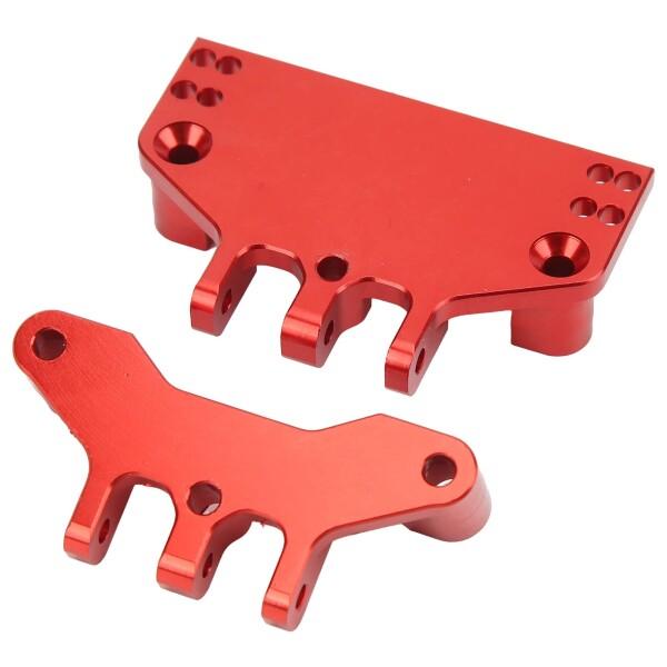 Ongwan RCカーサーボリンクブラケット RCカーサーボリンクブラケット アルミニウム合金 フロント リアタイロッド ペデスタルMN86K MN86KS MN86 MN86S1 /12 RCシリーズカー用(赤)商品コード：4907774...