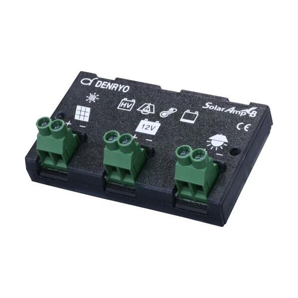 denryo 電菱 太陽電池充放電コントローラー ナイトライト（夜間出力,終夜点灯）機能付 (12V/10A） solar Amp B SA-BC10商品コード：49077744117型番：SA-BC10カラー：ブラックナイトライト(夜間出...