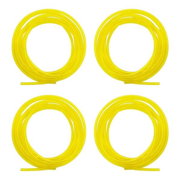 草刈払機燃料ホース 4サイズ (2×3.5mm/2.5×5mm/3×5mm/3×6mm) 耐圧 耐腐食 耐候性 丸型 長さ1.5M 燃料パイプ オイルチューブ 草刈機・刈払機・チェンソー・農業機械対応 黄商品コード：49077765596サ...