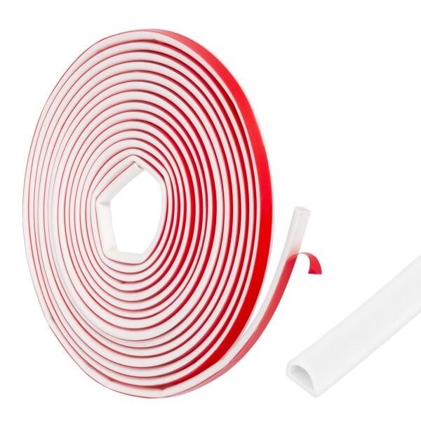 高密度シリコーンゴム素材 隙間テープ すきまテープ 隙間 室内ドアと窓を密封する 高い柔軟性シーリングストリップ 自己接着 気密 防音 防水 防風 保温 老化しにくい（9mm*6mm*6M、ホワイト）商品コード：49077787547型番：...