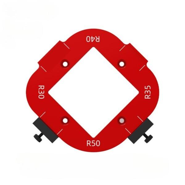 トリマー 治具 ガイド コーナー加工 トリマー用 工具 木工ツール 角治具 R10 R15 R20 R25 R30 R35 R40 R50 (R30-R50 140g)商品コード：49077805550型番：R30-R50-140gカラー：...