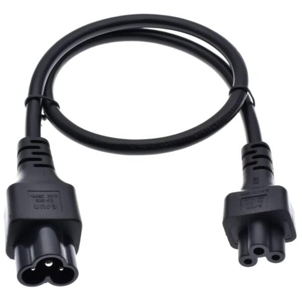 JLY PDU C5 C6ケーブル 2.5A-250V 3M C6 - C5 AC延長ケーブル PDU UPS UL規格認定 純銅芯 軽量 多重保護 耐候性 耐摩耗 ディスプレイ、プロジェクター、デジタルスケール、バーコードマシンなどに対応...