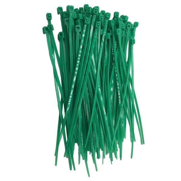 (Cicogna) 結束バンド 緑 大容量 農業 園芸 ガーデニング 細い 長い 極細 ケーブルタイ ワンタッチ ロック ラップ ナイロン グリーン 選べるサイズ (長さ100mm×幅1.9mm(1000本))商品コード：490778156...