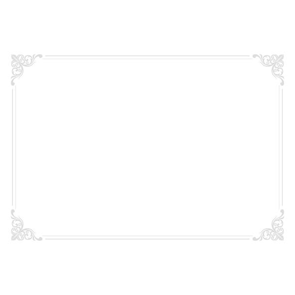 ASTAR 10枚/25枚/50枚 白紙の賞状用紙、A4 証明書中紙、フレーム付き内側ページ用紙、空白証明書用紙商品コード：49077858396型番：AJZ02-900258-25サイズ：25枚カラー：シルバー【仕様】:サイズ:295 x...