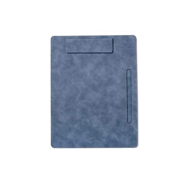 Costowns バインダー クリップボード A4 クリップファイル 厚 手 pu レザー 1本入ペンホルダー付き 書類契約フォルダー 30枚A4資料用紙が収納可 事務用品 入職プレゼント ギフトCT-96 (青)商品コード：4907786...