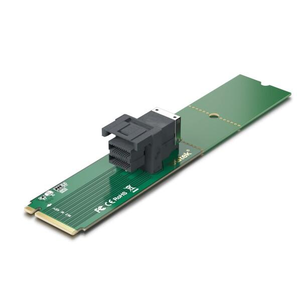 10Gtek M.2 (Mキー) to SFF-8643アダプター PCIe3.0 X4商品コード：49077869707型番：M28643H-1-JPサイズ：M.2 to SFF-8643カラー：M.2 (M Key) to SFF-86...