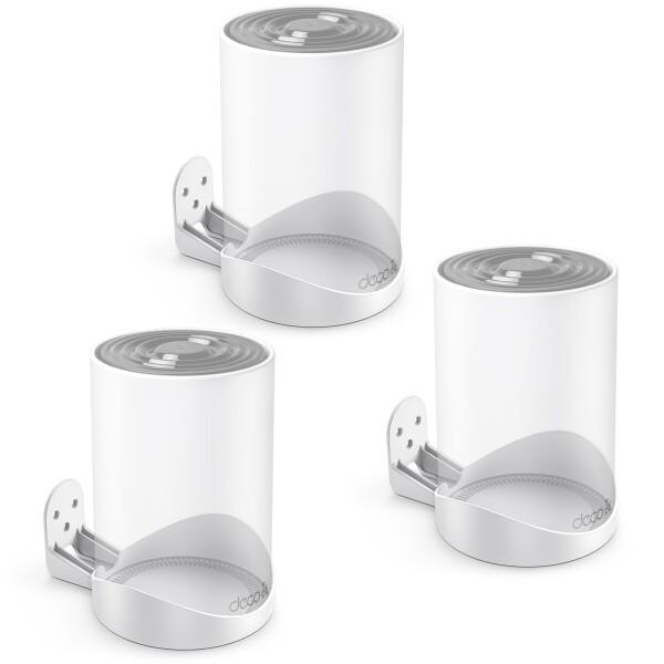 Deco XE75 Pro/XE75用壁掛けウォールマウントブラケット(3個パック)商品コード：49077874246型番：TD4-3カラー：ホワイト洗練されたデザイン:薄型ブラケットは、デコルーターの機能や美しさを損なうことのない小さなフ...