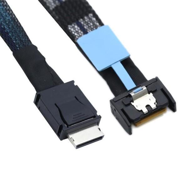 xiwai PCI-E 5.0 MCIO PCI-E Mini Cool Edge IO 4i 38ピン オス - Oculink 4X SFF-8611 延長ケーブル 50cm/1.6フィート商品コード：49077881440型番：SF-...