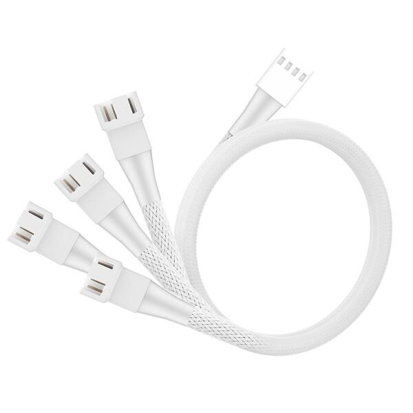 PANO-MOUNTS PCケースPWMファンPWM分岐ケーブル、3ピン/4ピンファン対応、2本パック (FANSP-4W41)商品コード：49077881449型番：FANSP-4W41サイズ：27センチメートル【複数台のファンを同時接続...