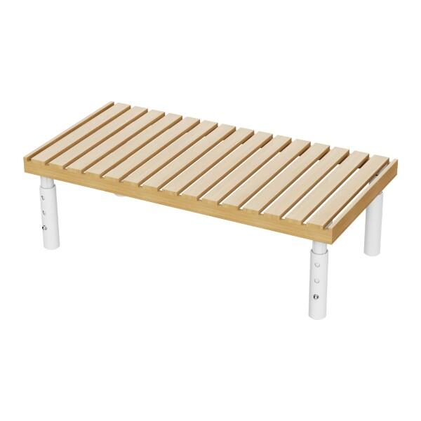 homii ノートパソコン 台 卓上 モニタースタンド パソコン台 モニター台 3段高さ調整可 12cm 14cm 16cm 松木製 通気性 放熱性 ディスプレイスタンド 卓上ラック 工具不要 姿勢改善 アフタサービス付き商品コード：490...