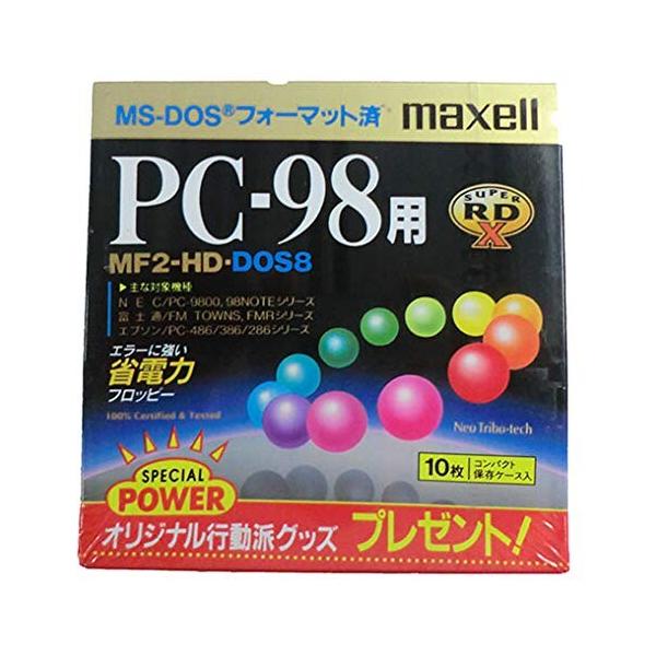 日立マクセル 3.5インチフロッピーディスク 2HD MS-DOS 10枚入り MF2-HD.DOS8.A10P93B商品コード：49077885283型番：MF2-HD-DOS8-A10P-PRM