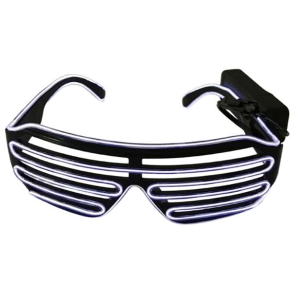 (まめあず工房) サングラス パリピ LEDシャッターサングラス 光る眼鏡 光るサングラス 可愛い プラスチック製 おもしろメガネ パーティ 仮装 コスプレ 眼鏡 めがね パーティーメガネ 目飾り 写真用 男女兼用 電池式 sung7 (ホ...