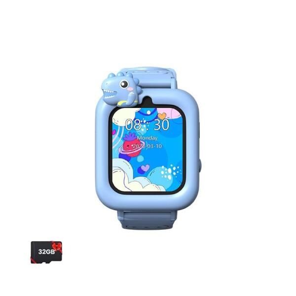キッズ 腕時計 kids watch 1.8インチIPS 32GBSDカード付け 動画撮影・写真 歩数計 自撮りカメラ 音声録音 喋る腕時計 英語勉強 女の子 男の子 ピアノ 音楽再生・ゲーム機 多機能 ギフト 3歳4歳5歳6歳7歳8歳 ギ...