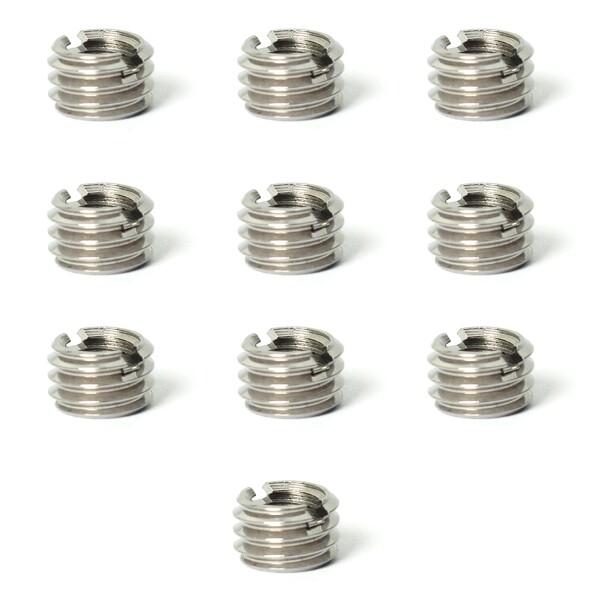 Increased Fire インサートナット 内径M6*1 外径M8*1.25 長さ5mm m8 m6 変換ボルト ネジ変換アダプター ステンレス鋼 一行溝 埋め込みナット ネジ山補修商品コード：49078056175型番：LIAO-10...