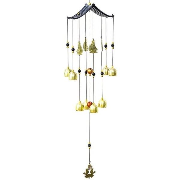 鉄製 風鈴小船 和風インテリア 夏の窓辺飾り 手作り工芸品 涼やかな音色 ギフト対応 (小船デザイン)商品コード：49078089502型番：風鈴小船サイズ：約10cm、全長 約25cmカラー：小船風鈴丈夫な鉄製の和風デザイン: 小船をモチ...