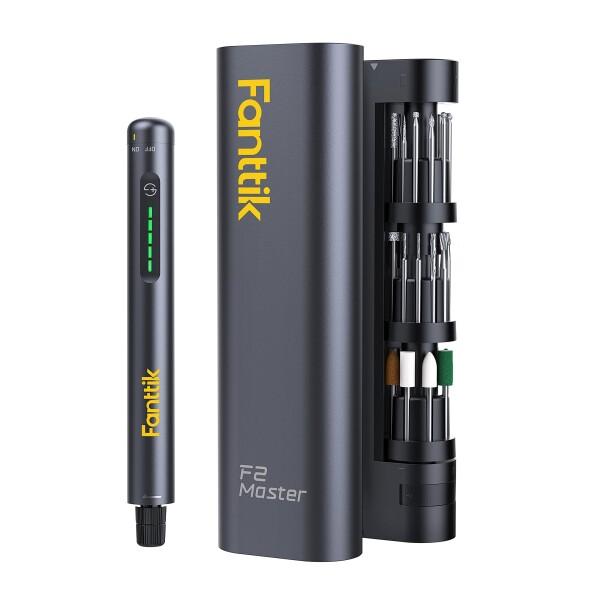 Fanttik F2 Master ミニルーター 5段変速 25000RPM高速回転 コードレス 4V USB-C 充電式 マグネット回転ハブ 35個付属品 環状LEDライト コンパクト 軽量 彫刻 穴あけ 研磨 切断 切削 つや出し 汚れ...