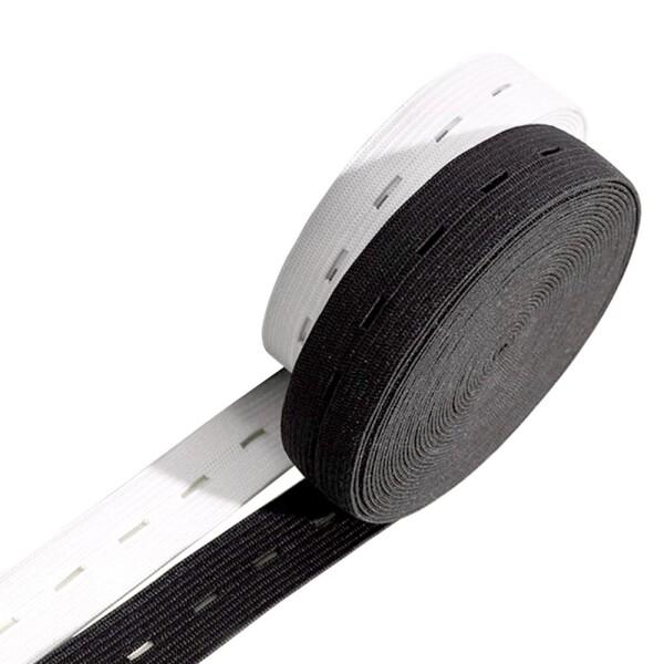 2pcsゴムベルト ボタンホールゴムバンド 妊婦用 調節可能な弾性パンツ ゴムバンド 縫製アクセサリー (黒・白 各30m×1.5cm)商品コード：49078177846型番：TTETNLYカラー：黒・白 各30m×1.5cm【調節可能なデ...