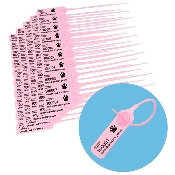 すり替え防止タグ 番号付 ピンク 50本 NYANDELMO ND-0215-R06-PK-50商品コード：49078179112型番：ND-0215-R06サイズ：50本カラー：ピンク【サイズ】全長:約20cm タグ幅約2cm×長さ約7c...