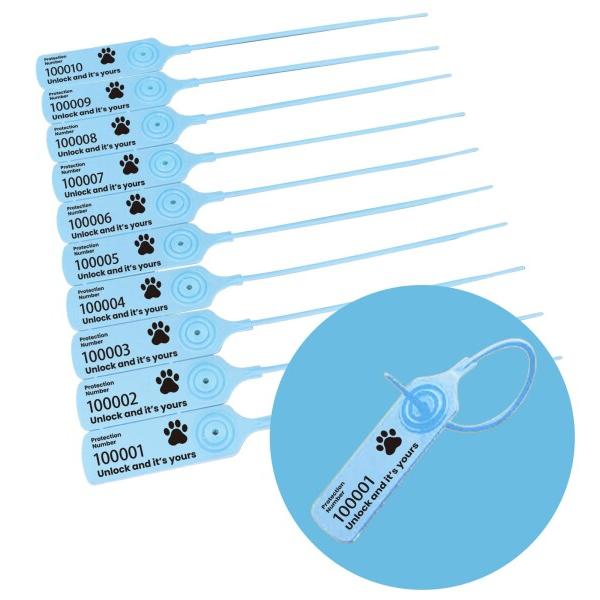 すり替え防止タグ 番号付 ブルー 10本 NYANDELMO ND-0215-R06-BL-10商品コード：49078179636型番：ND-0215-R06サイズ：10本カラー：ブルー【サイズ】全長:約20cm タグ幅約2cm×長さ約7c...