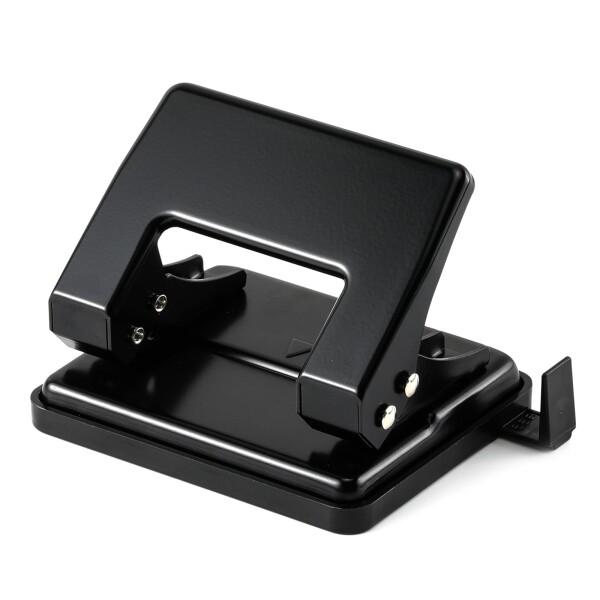 MoKo 穴あけパンチ 2穴 ハンディ 最大20枚 穴径6mm 奥行12mm U型刃採用 小型 卓上パンチャー 事務用品 コンパクト収納 Black商品コード：49078180837型番：P840401448427サイズ：2穴 20枚あけカ...