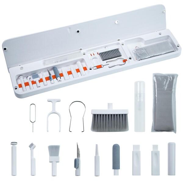 多機能クリーニングツールセット キーボード 掃除 イヤホンクリーナー パソコン/スマホ/カメラなど各種電子機器に対応 持ち運び簡単 お手入れキット 静電気防止 収納ケース付き商品コード：49078181066型番：KC-L001サイズ：普通...