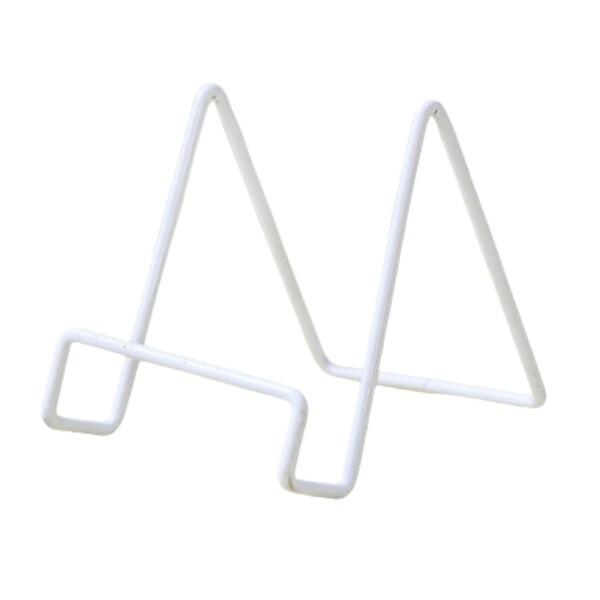 Modest Joy ワイヤースタンド 皿 ブックスタンド 本立て 写真立て 色紙 カタログ イーゼル ディッシュスタンド 金属製 (ホワイト, 小)商品コード：49078182298型番：A-1サイズ：スモール（小）カラー：ホワイト（白）...