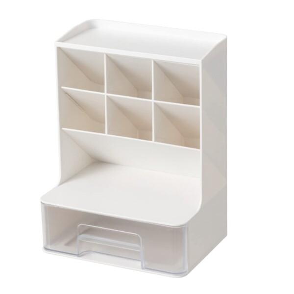 Modest Joy ペン立て 引き出し付き マジックペン 収納 おしゃれ 子供 文房具 小物収納 卓上収納商品コード：49078182484カラー：白【考え抜かれた角度】よく使うペンや色鉛筆などを取り出しやすく、収納しやすくするため、45...