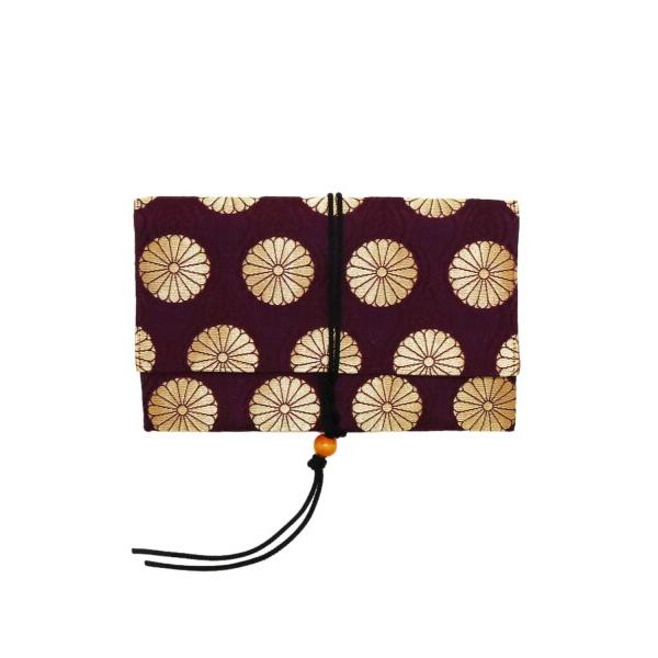 金襴 西陣織 御朱印帳入れ 御朱印帳袋 御朱印帳ケース 御朱印帳カバー 22.5×13.5 紐留め式 職人仕立て 日本製 標準サイズ 伝統古典柄 (菊紋 紫)商品コード：49078182610型番：GSCカラー：菊紋 紫1. 【京都・西陣織...
