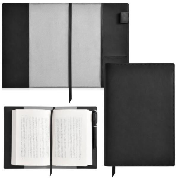 YooFa ブックカバー A5 メンズ ソフト ブックカバー a5 手帳カバー しおり付き A5判 ノートカバー ペンクリップ付き 教科書/手帳/専門書保護 電車読書・オフィス対応 上質PUレザー ソフトカバー 軽量 おしゃれ すべてのA5...