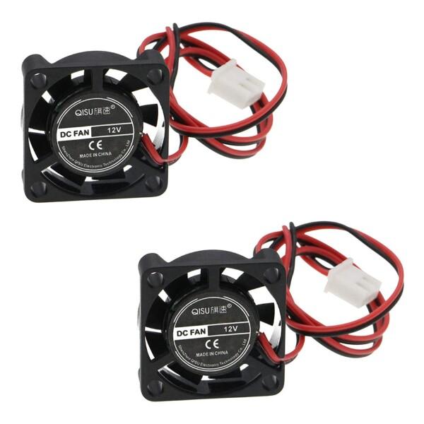 PENGLIN 2個 冷却ファン DC 12V 2507 25mmx25mmx7mm ミニクーラーファン DCブラシレスファン スリーブベアリング ファン 2ピン ラップトップ ミルコ ラジエーター 小型クーラー商品コード：49078186...