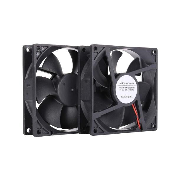 PANO-MOUNTS 92mm 冷却ファン 2個セット DC12V 2000RPM 2線 3ピン 2510端子 静音33dBA 省エネ32CFM 小型PCケースファン DVR ルーター 3Dプリンター 工業機器用商品コード：4907818...