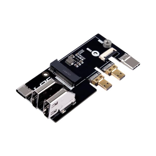 GeeekPi Micro HDMI - HDMI 多機能アダプター（PCIe 3.0x1 M.2 NVMe 2230/2242搭載、Raspberry Pi 5用）商品コード：49078188336型番：EP-0246互換性: 組み込みの...