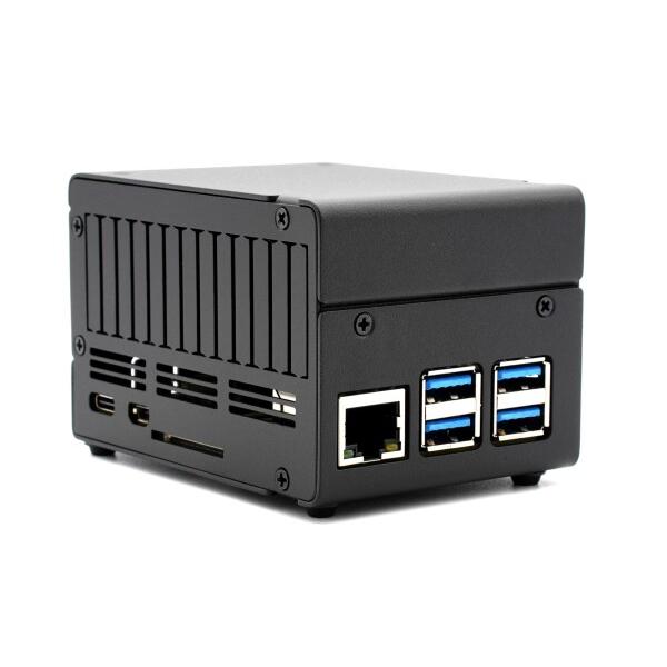 BeagleY-AI開発ボード用KKSBメタルケース ? BeagleBoard CAPEsおよびロープロファイルクーラー対応商品コード：49078188363型番：sddsdカラー：ブラックBeagleY-AIシングルボードコンピューター...