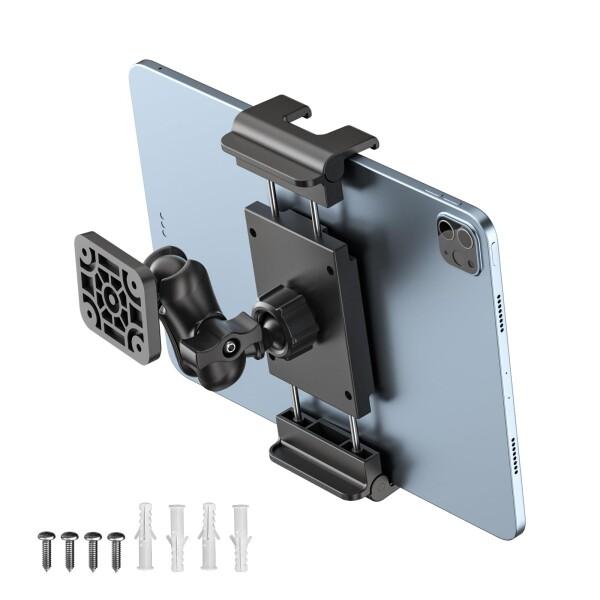 PLDHPRO タブレットホルダー 車・壁掛け タブレット&amp;スマホ兼用スタンド ビス取付 安定性最高 5.1-15.6インチのデバイスに対応 穴あけ ipadスタンド商品コード：49078188404型番：JP01-P5JPカラー：...
