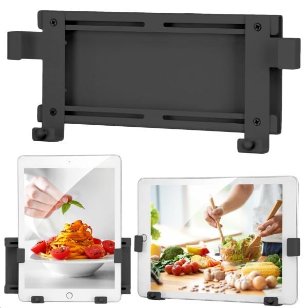 Top shine iPad タブレット 壁掛け マグネット ホルダー ipad スマホ 3.5〜11インチ全機種対応 調節可能 タブレットスタンド デスク周り、キッチン回り、玄関、オフィス活用 モニター 適用幅範囲8.5cm-26cm 取...