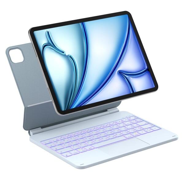 Inateck マジックキーボード JIS日本語配列 iPad Air 11インチ M4 2026/M3 2025/M2 2024 対応 iPad Air 第8/7/6/5/4世代 キーボード付きケース iPad Pro 11 第4/3/2...