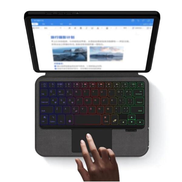 Galaxy Tab A9 8.7インチ キーボードケース 一体型 トラックパッド付き バックライト付き ギャラクシー tab a9 8.7 キーボード付き ケース タッチパッド付き ビジネス商品コード：49078189241型番：Diso...