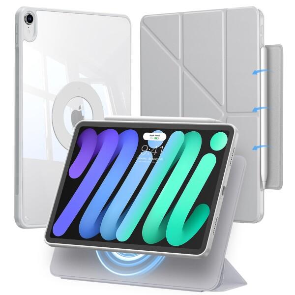 iPad mini7 ケース (A17 Pro、2024) iPad mini 第7/6世代 ケース 折りたたみスタンド 取り外し可能マグネットカバー 縦置き/横置きスタンド Pencil Pro/USB-C 対応 耐衝撃 耐落下保護商品コ...