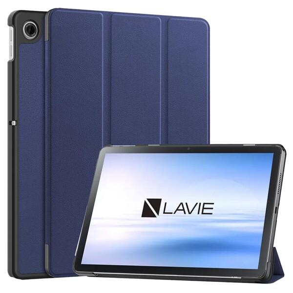 For NEC LAVIE Tab T10 (T1055/KAS, TAB10/F03)/LAVIE Tab Lite PC-TL103KAL ケース 10.1インチ スタンド機能付き 三つ折 高級PUレザー 保護ケース YANMONGI ...