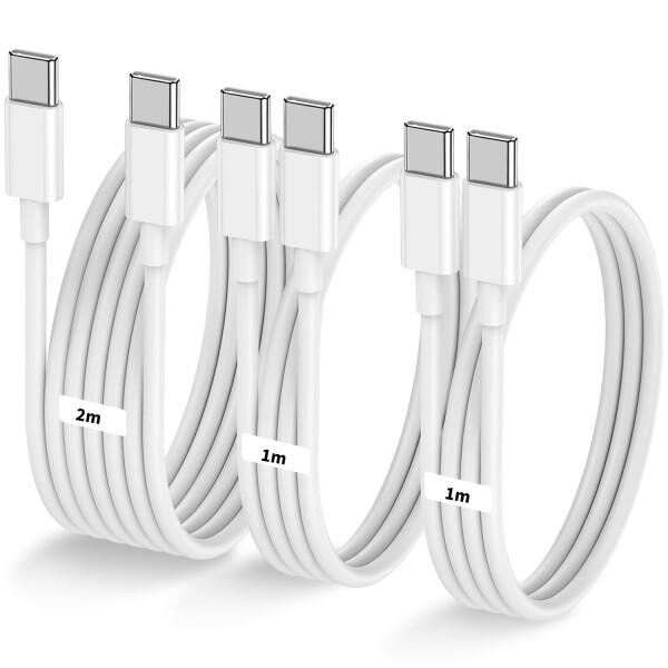 USB C ケーブル3本セット PD対応 60W 急速充電 タイプc ケーブル 高耐久性 断線防止 映像出力不可 iPhone 17/17Air/16/16e/iPhone 15 充電 MacbookPro/iPad Pro&amp;Air...